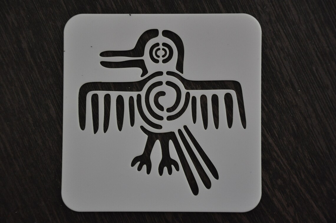 Mayan Stencil, Aztec Symbols Stencil, Custom Stencil, Any Font, Any ...