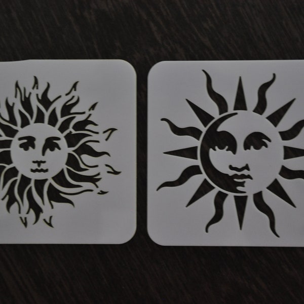 Sun Stencil - Etsy
