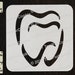 Tooth-shaped Stencil, Dentist Stencil - Etsy
