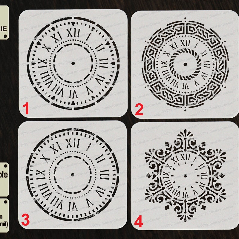 Clock Stencils - Etsy