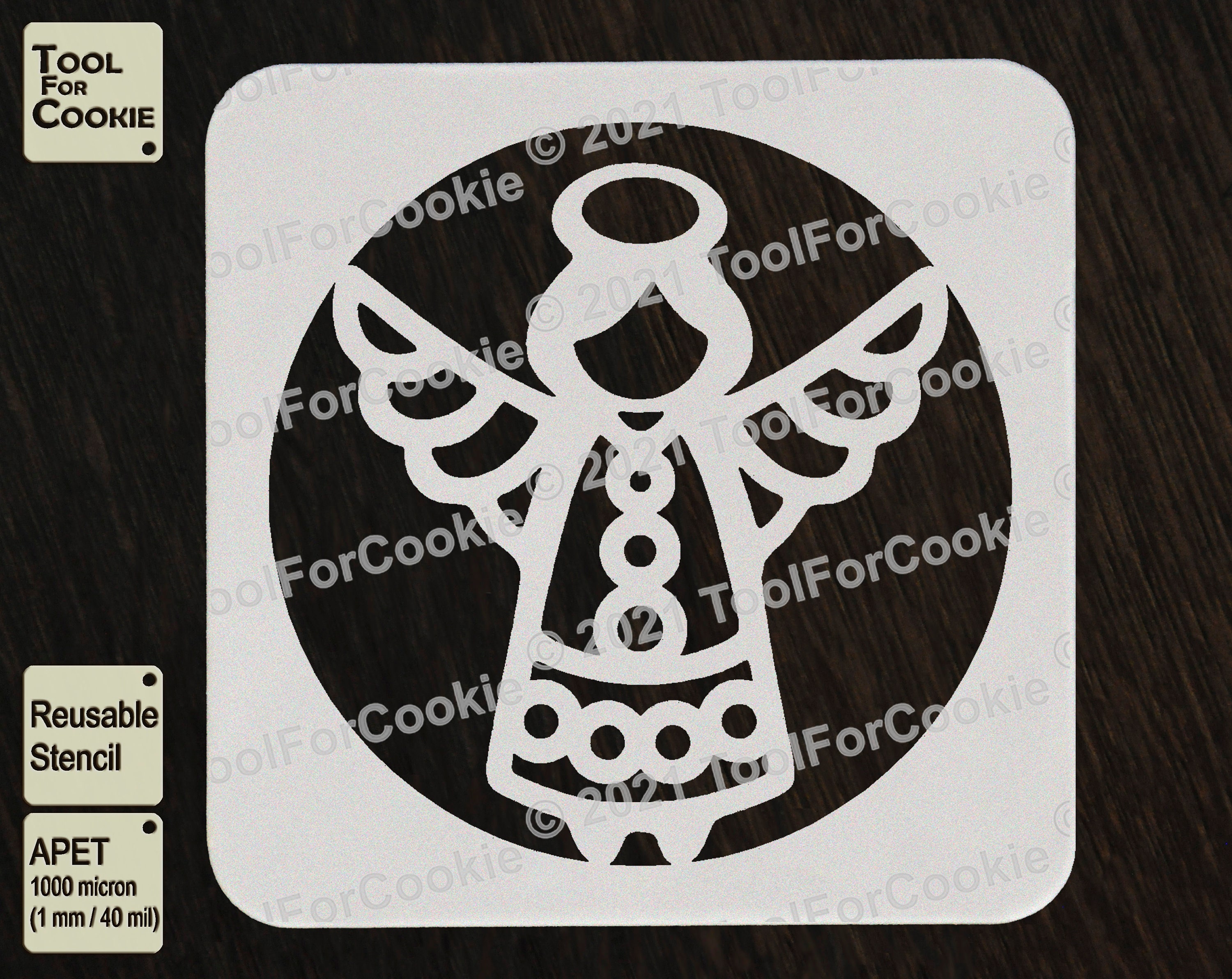 Angel Stencil - Etsy