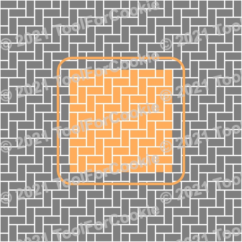 Brick Pattern Stencil - Etsy