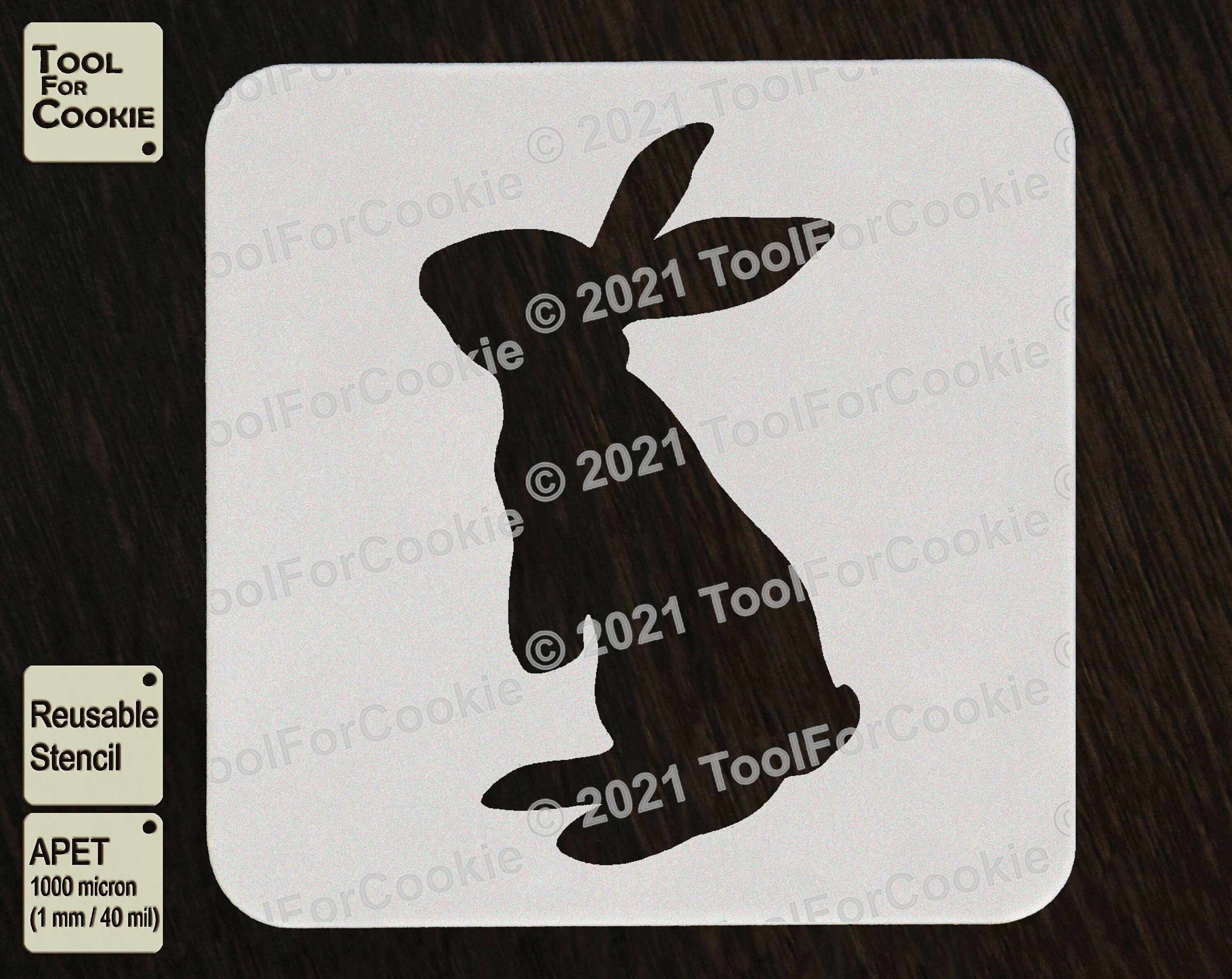 Bunny Stencil Rabbit Stencil - Etsy