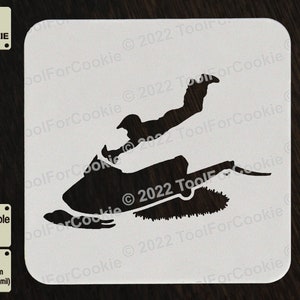 Snowmobiling Stencil - Etsy