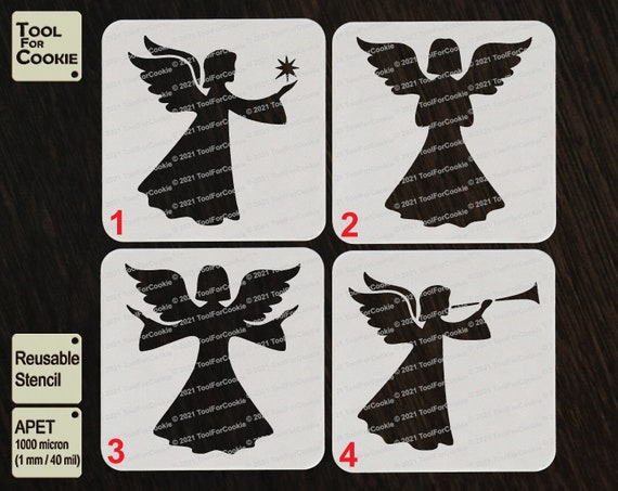Angel Stencil - Etsy