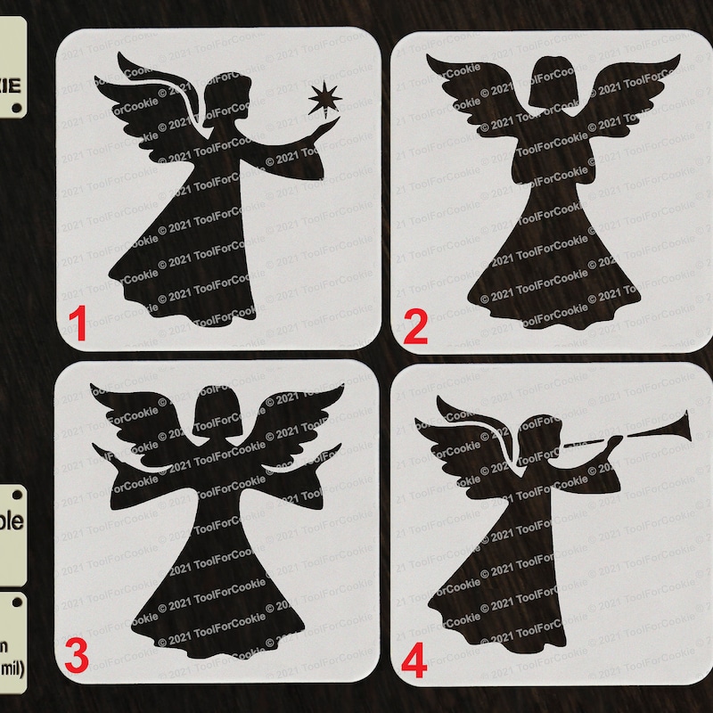 Angel Stencils - Etsy