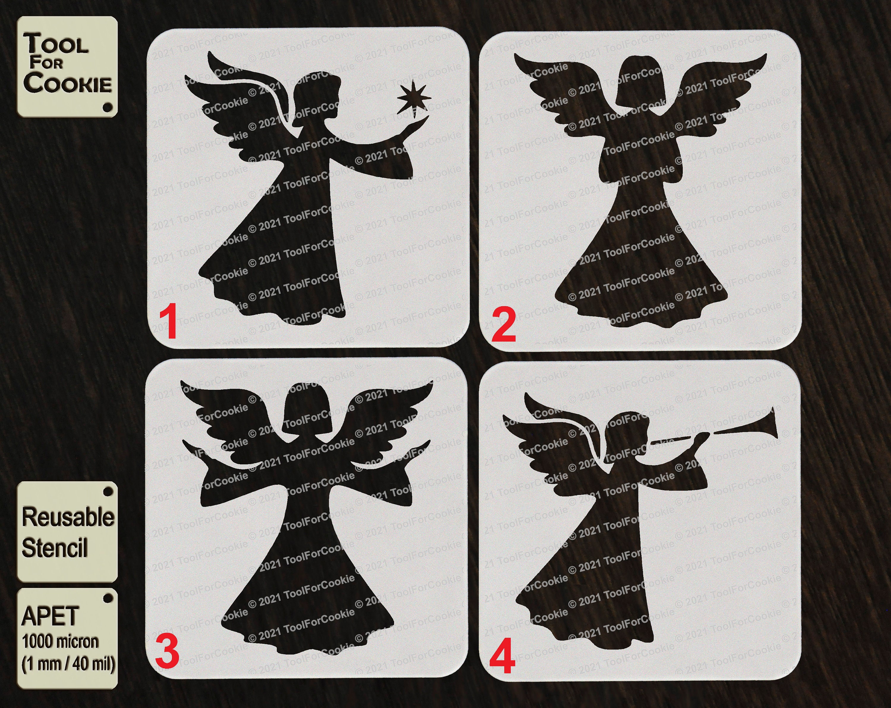 Angel Stencil - Etsy