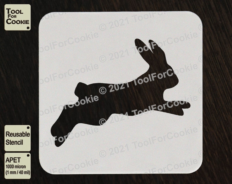 Bunny Stencil Rabbit Stencil - Etsy