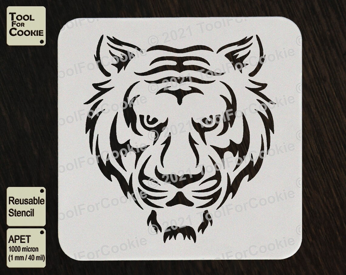 Tiger Stencil, Custom Stencil, Any Font, Any Design, Any Size, Stencils ...