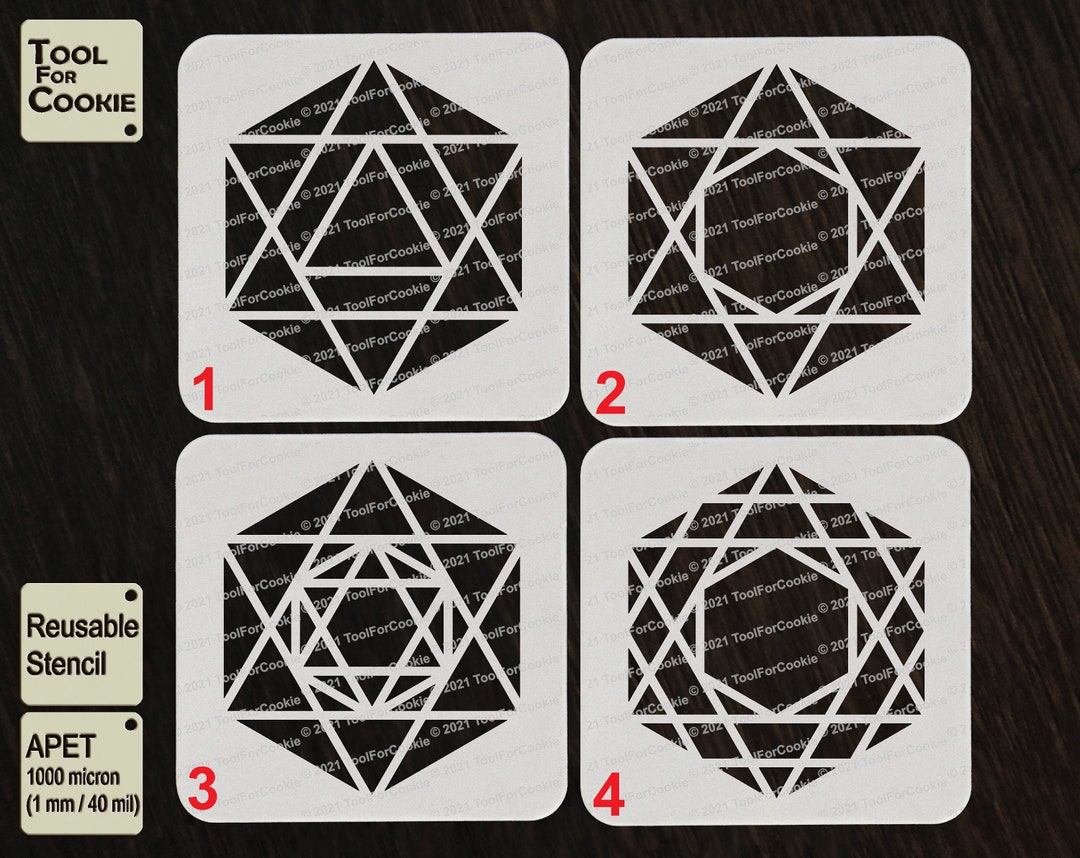 Sacred Geometry Stencil - Etsy