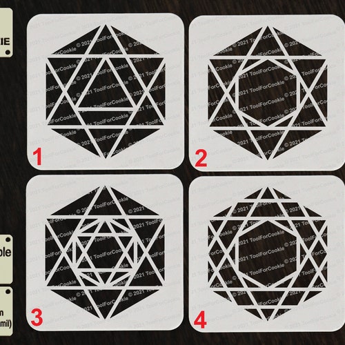 Sacred Geometry Stencil - Etsy