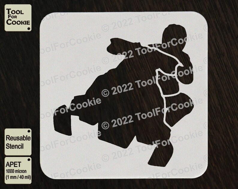 Snowmobiling Stencil | Etsy