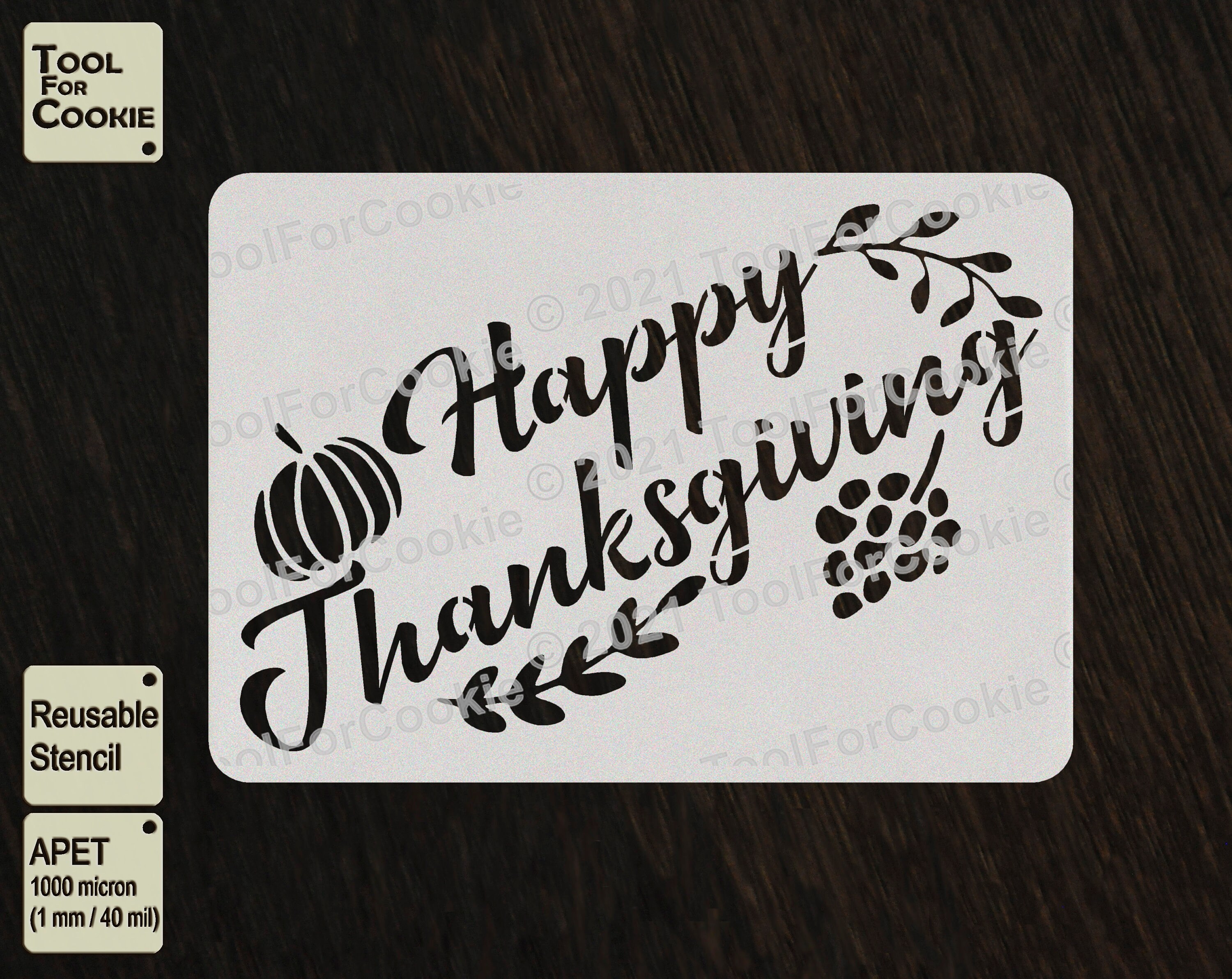 Happy Thanksgiving Stencils