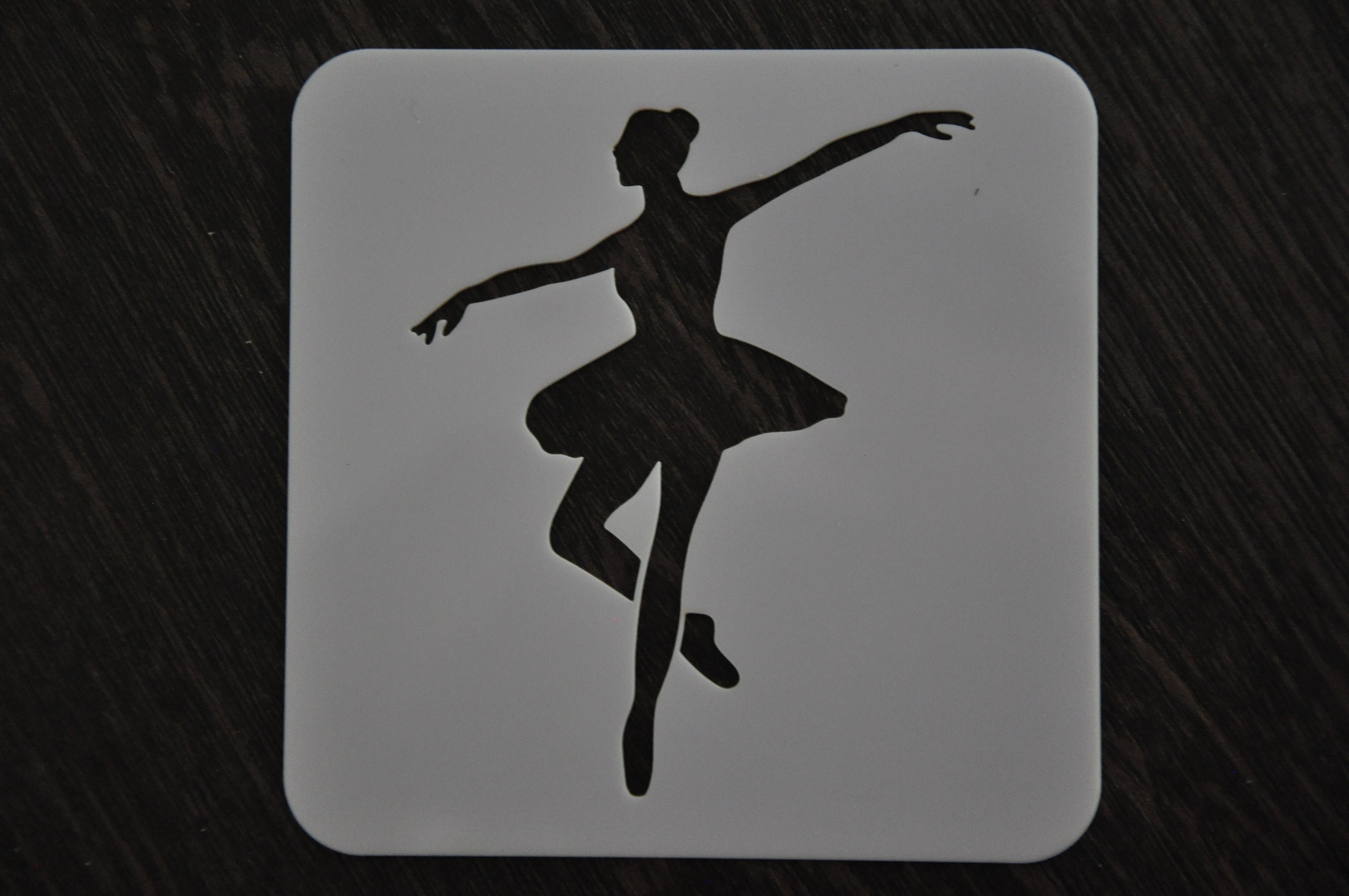 Ballerina Stencil Ballet Stencil Custom Stencil Any Font - Etsy