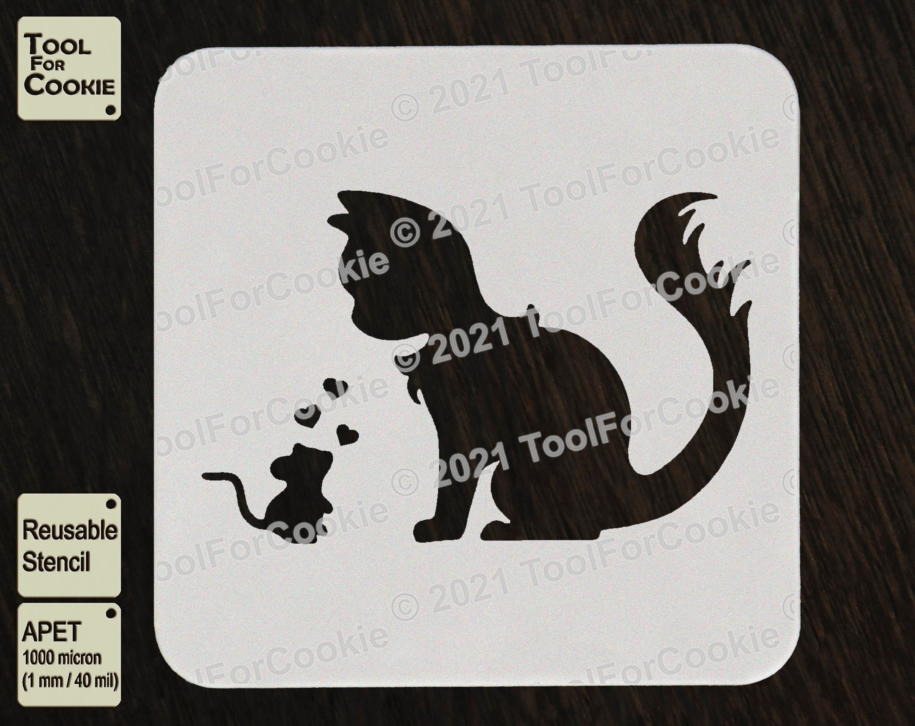 Cat Stencil Custom Stencil Any Font Any Design Stencils - Etsy