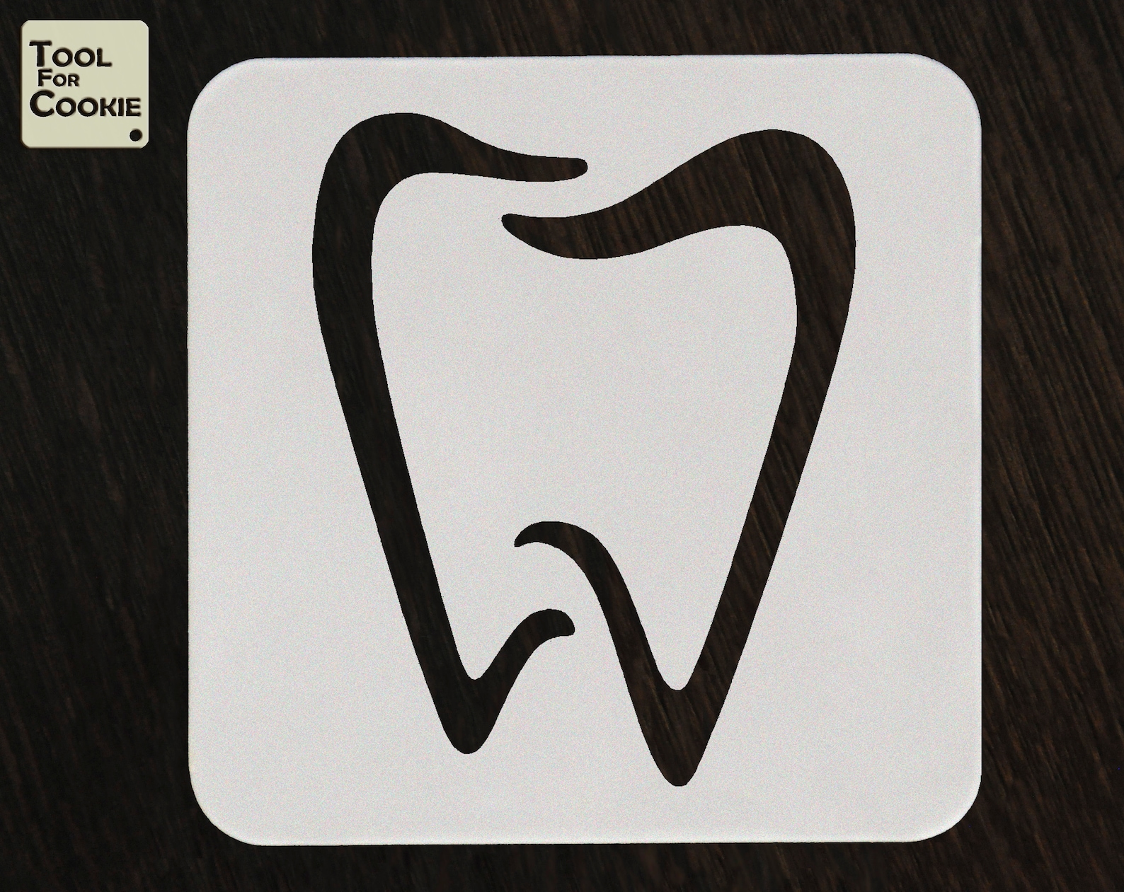 Tooth-shaped stencil Dentist stencil | Etsy