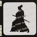 Samurai Warrior Stencil - Etsy