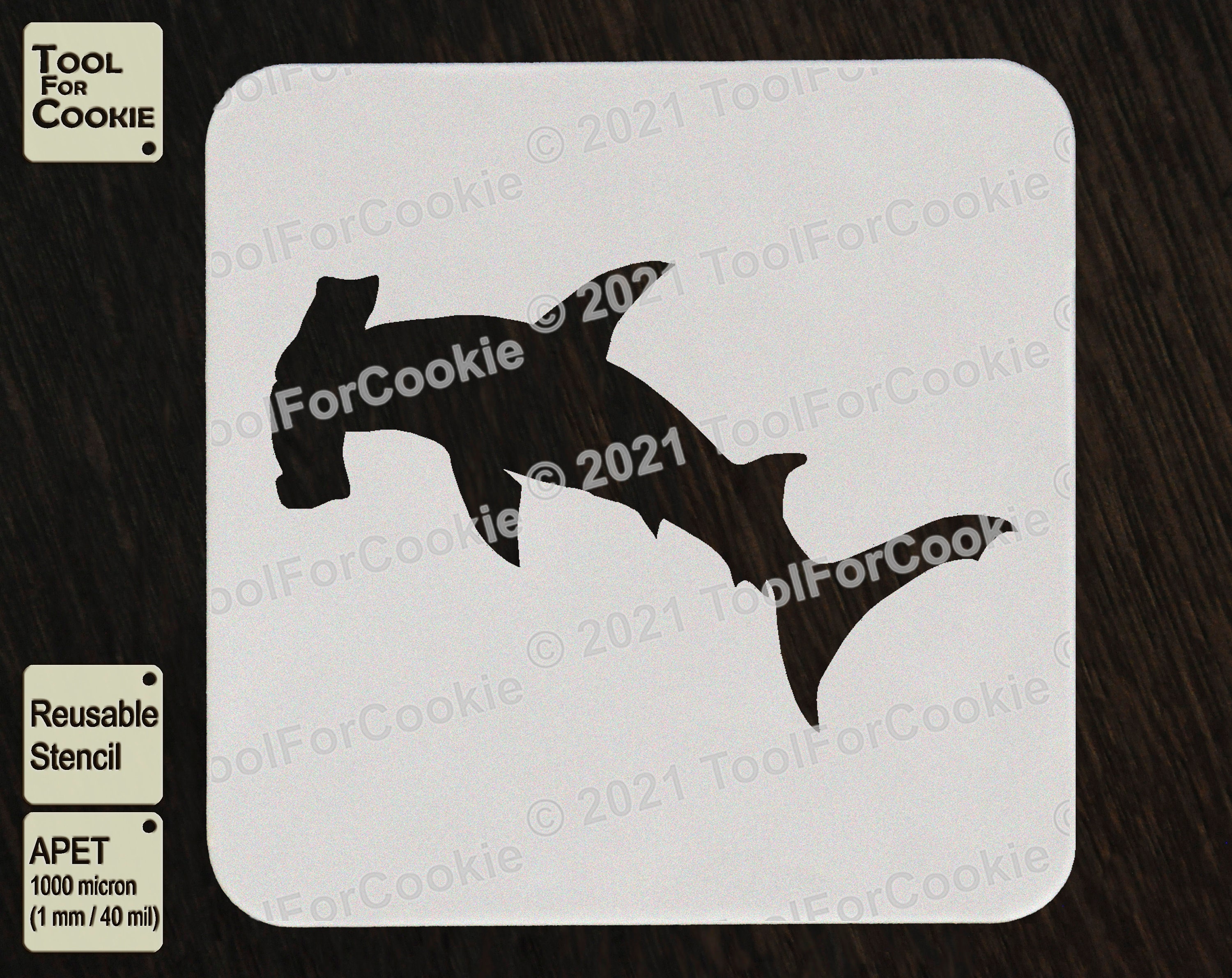 Hummerhead Shark Stencil - Etsy