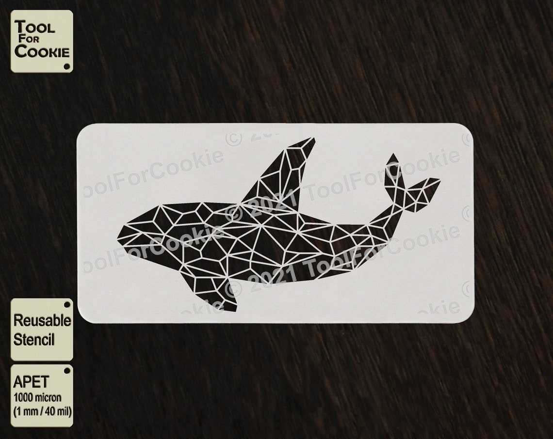 Orca Stencil, Whale Killer Stencil - Etsy Canada