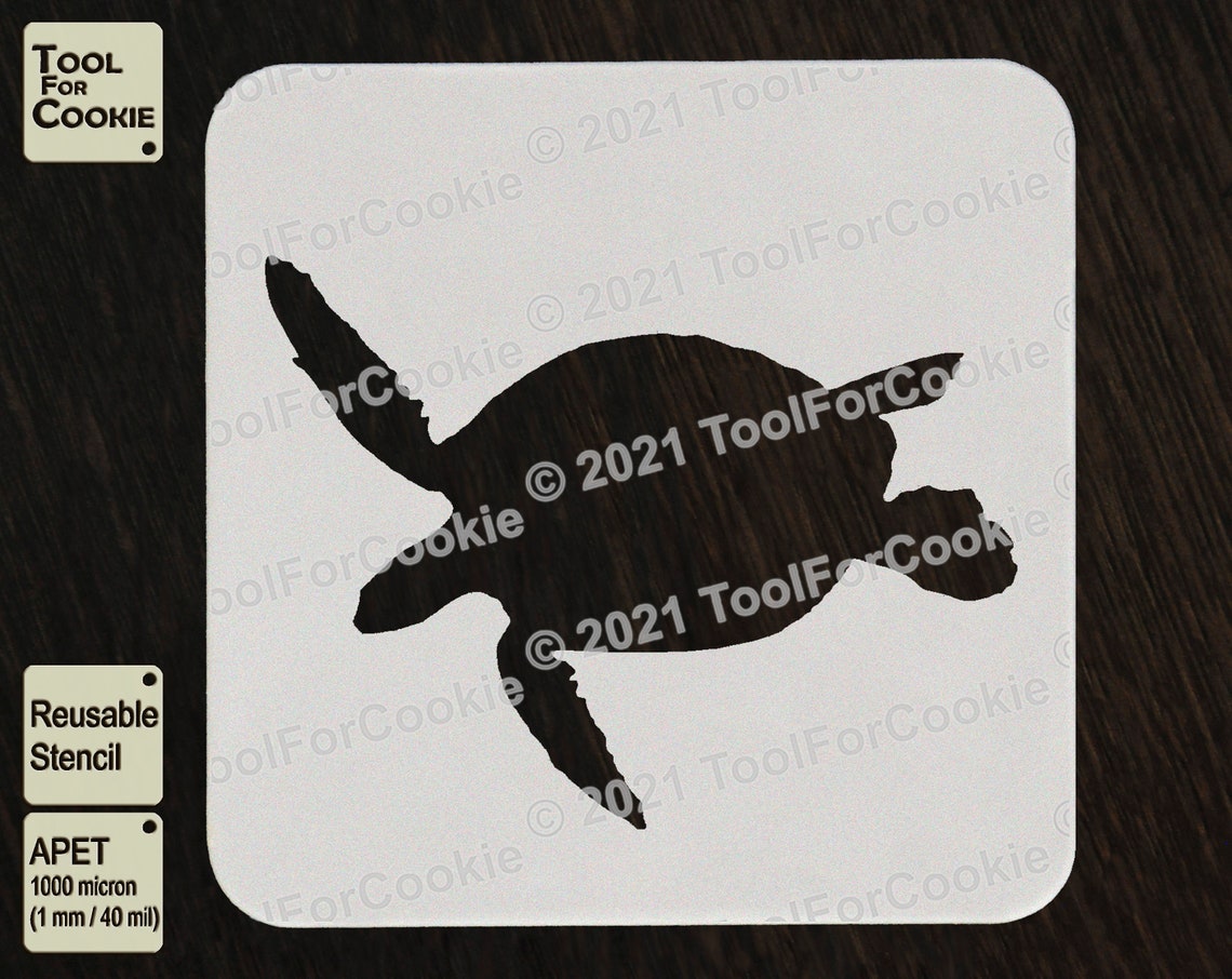 Tortoise Stencil Turtle Stencil - Etsy