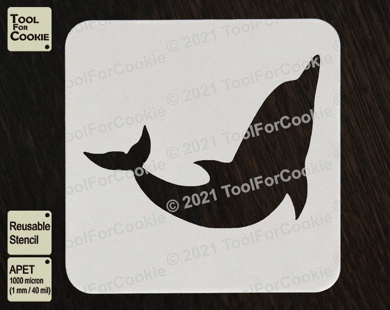 Dolphin Stencil - Etsy