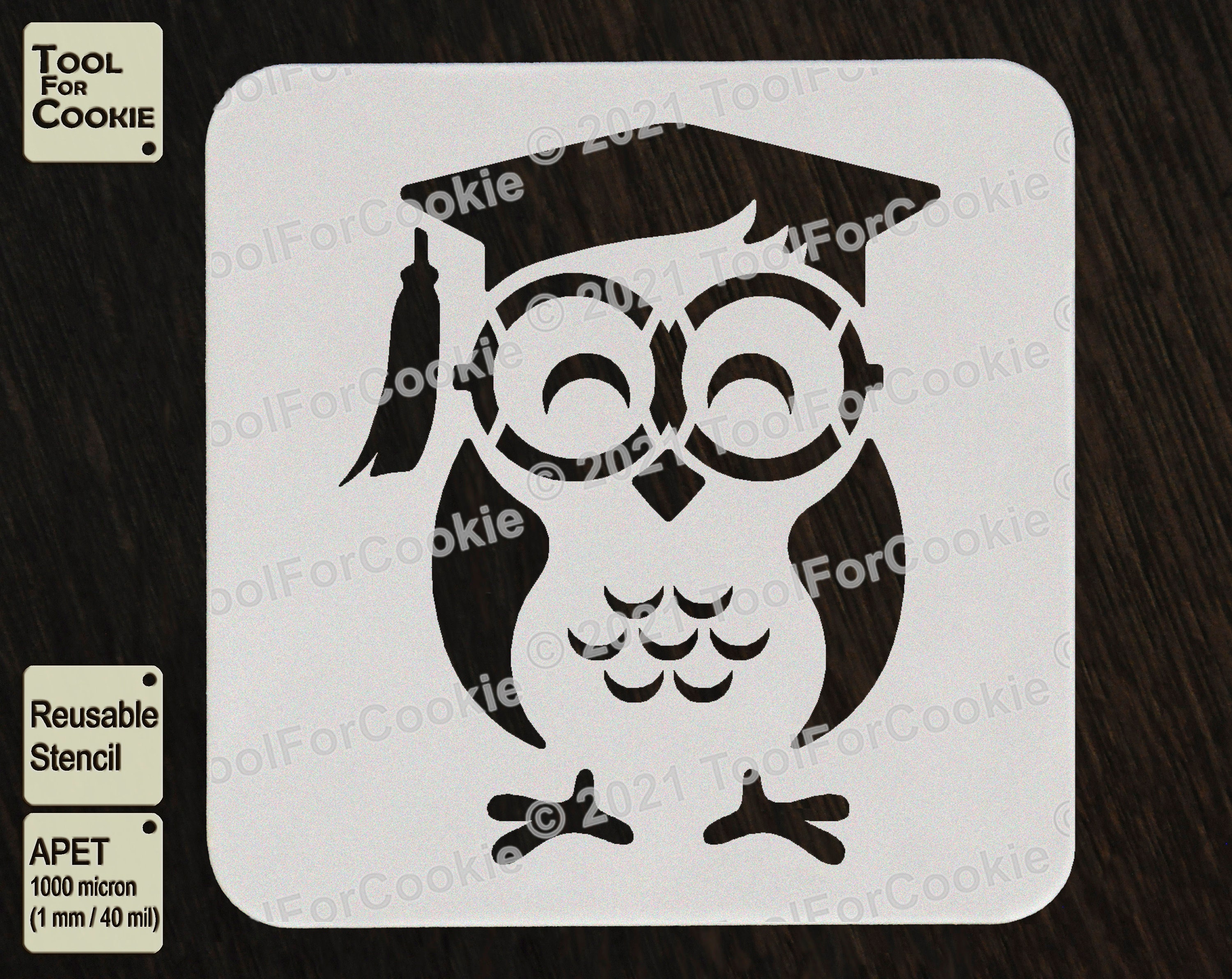 Owl Stencil, Custom Stencil, Any Font, Any Design, Any Size, Stencils - Etsy