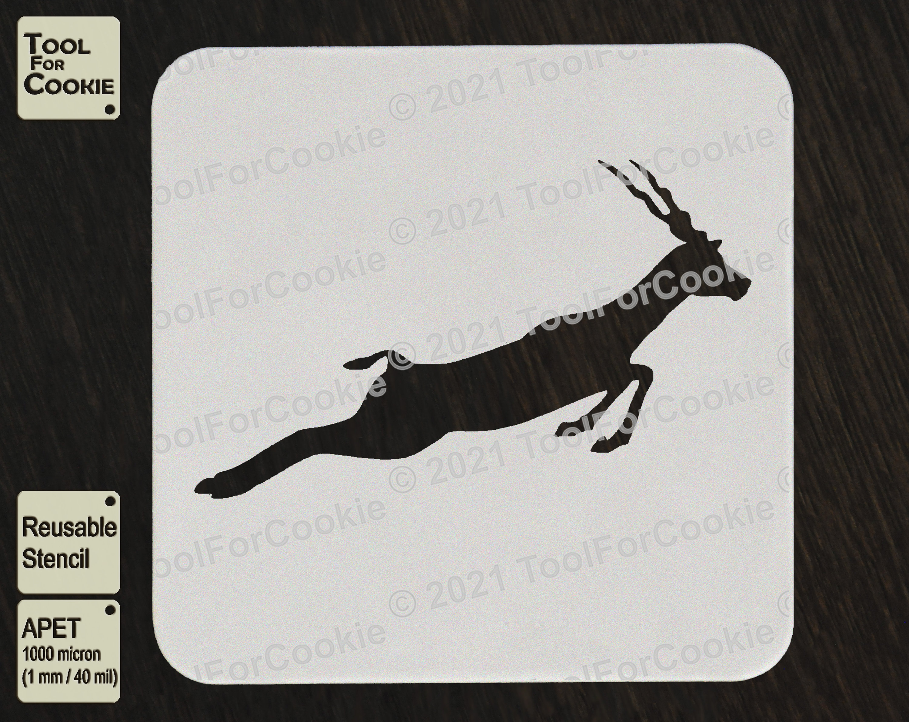 African Antelope Stencil - Etsy