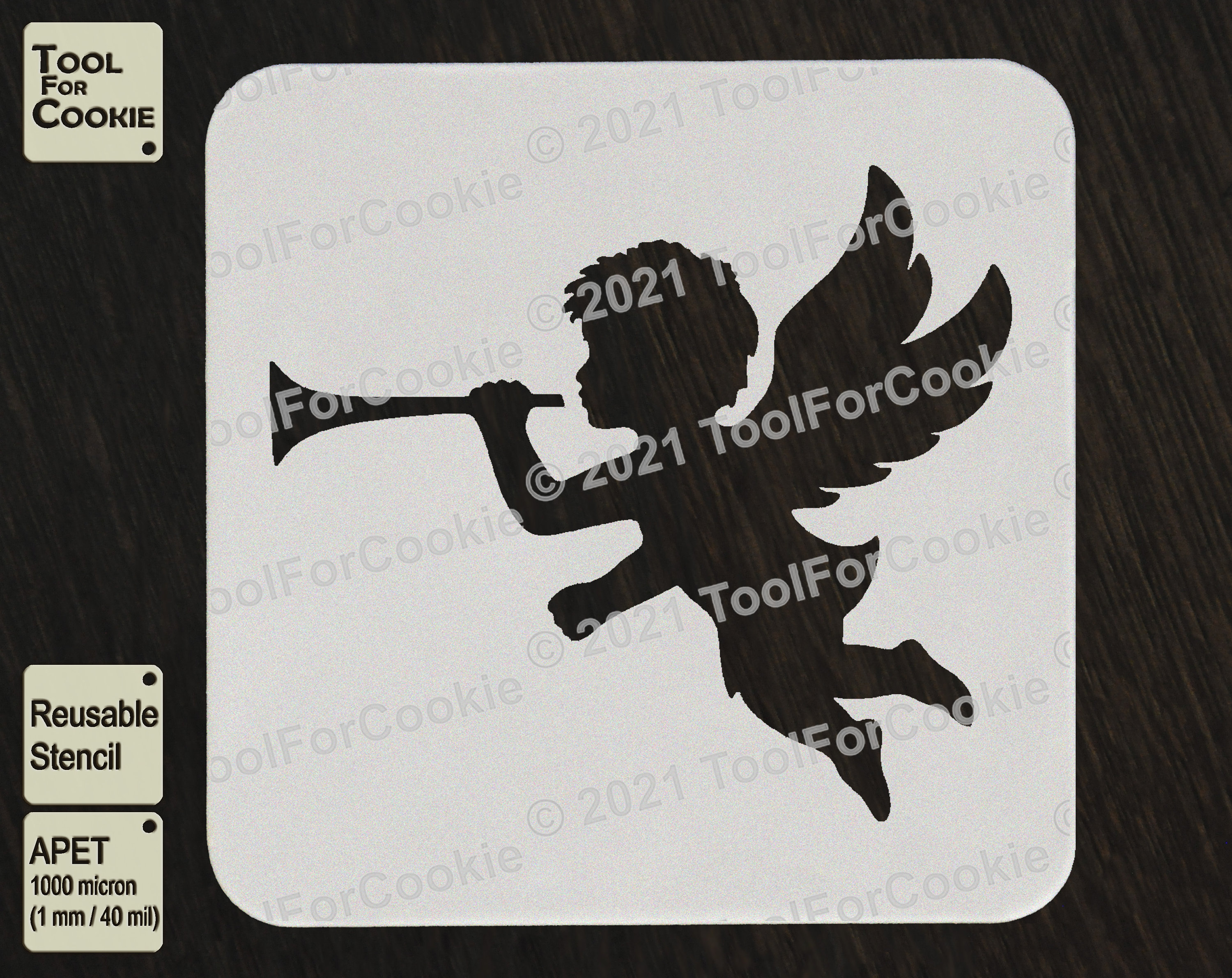 Cupid Stencil Angel Stencil - Etsy