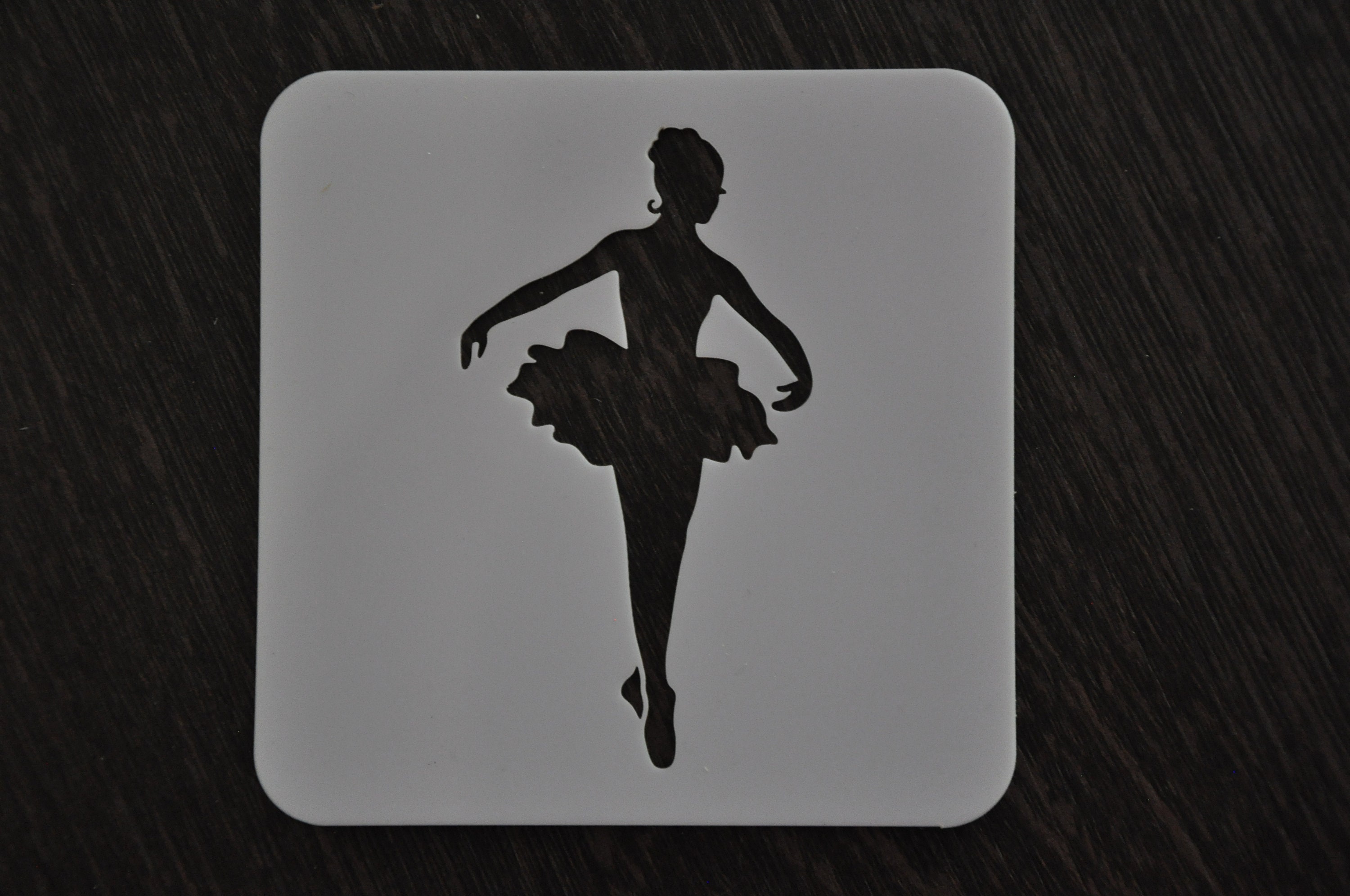 Ballerina Stencil Ballet Stencil Custom Stencil Any Font - Etsy Canada