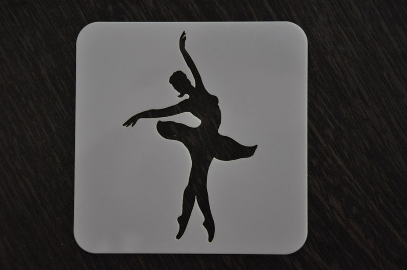 Ballerina Stencil Ballet Stencil Custom Stencil Any Font | Etsy