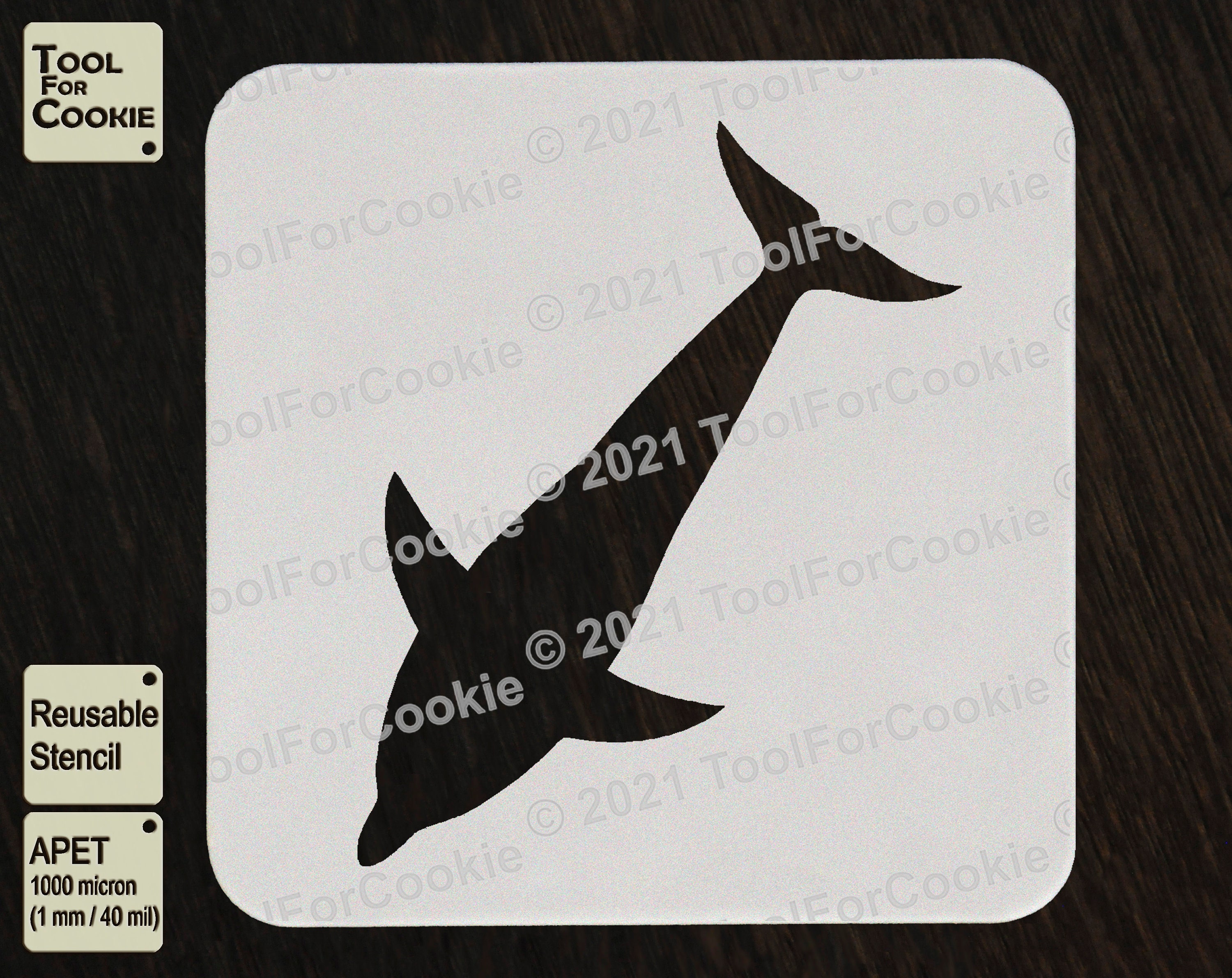 Dolphin Stencil - Etsy