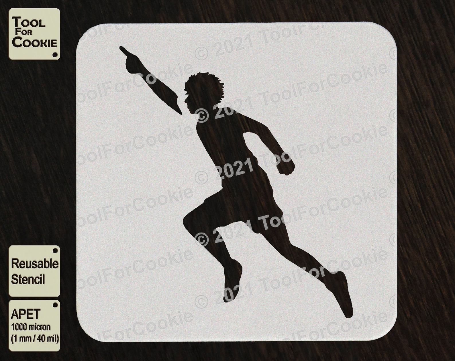 Athletes Stencil Running Men Stencil - Etsy