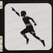 Athletes Stencil, Running Men Stencil - Etsy