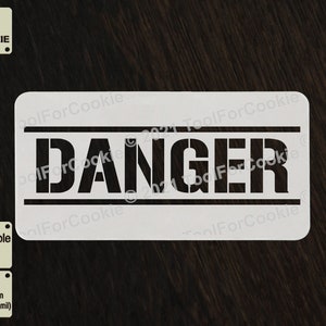 Caution Stencil, Danger Stencil - Etsy