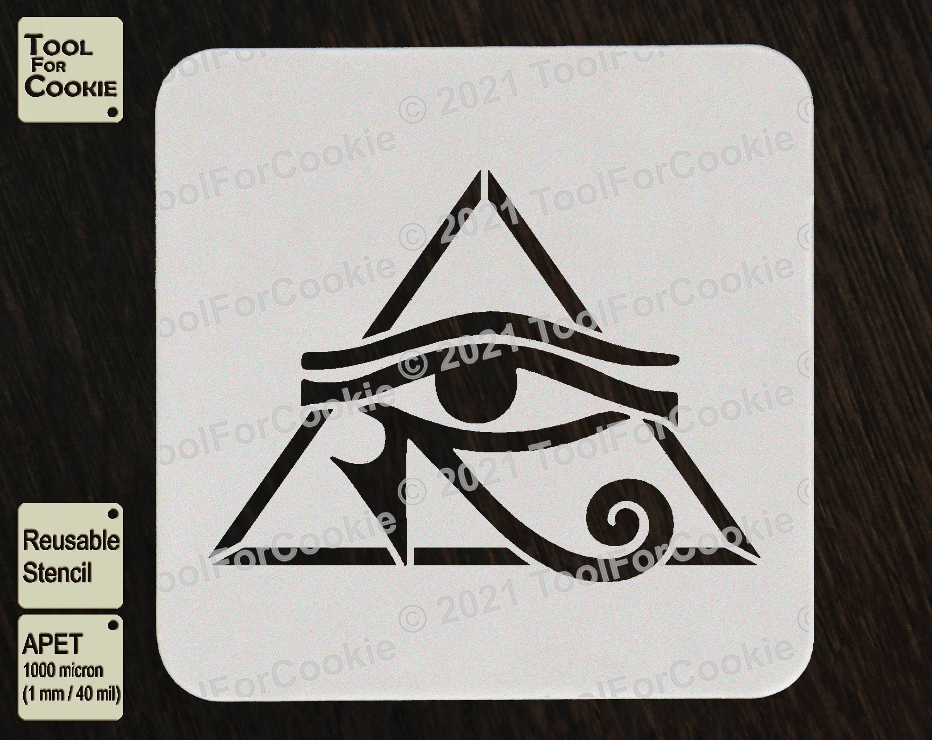 All Seeing Eye Stencil