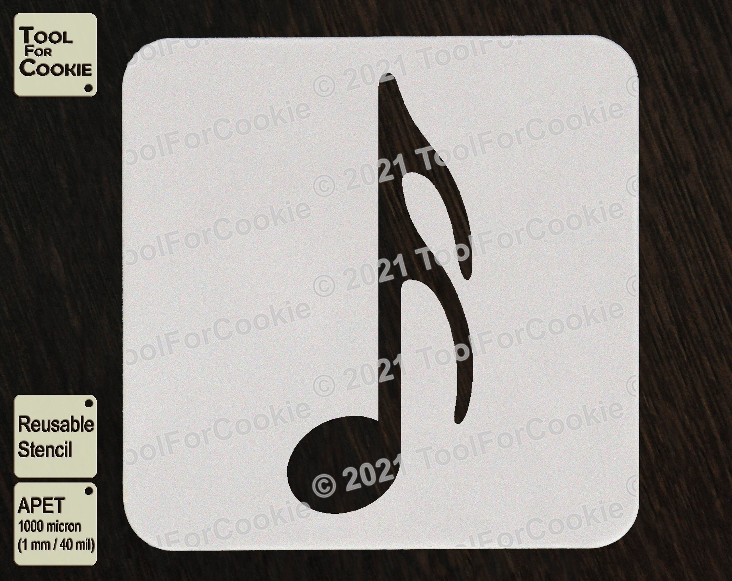 Music Notes Stencil | Etsy