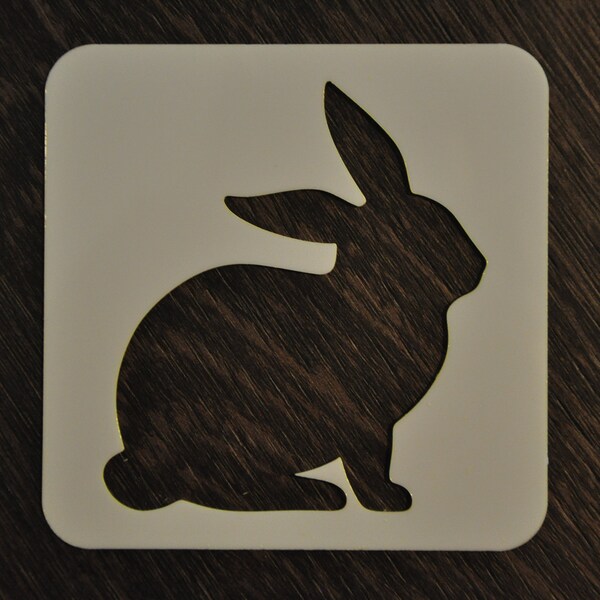 Rabbit Stencil - Etsy