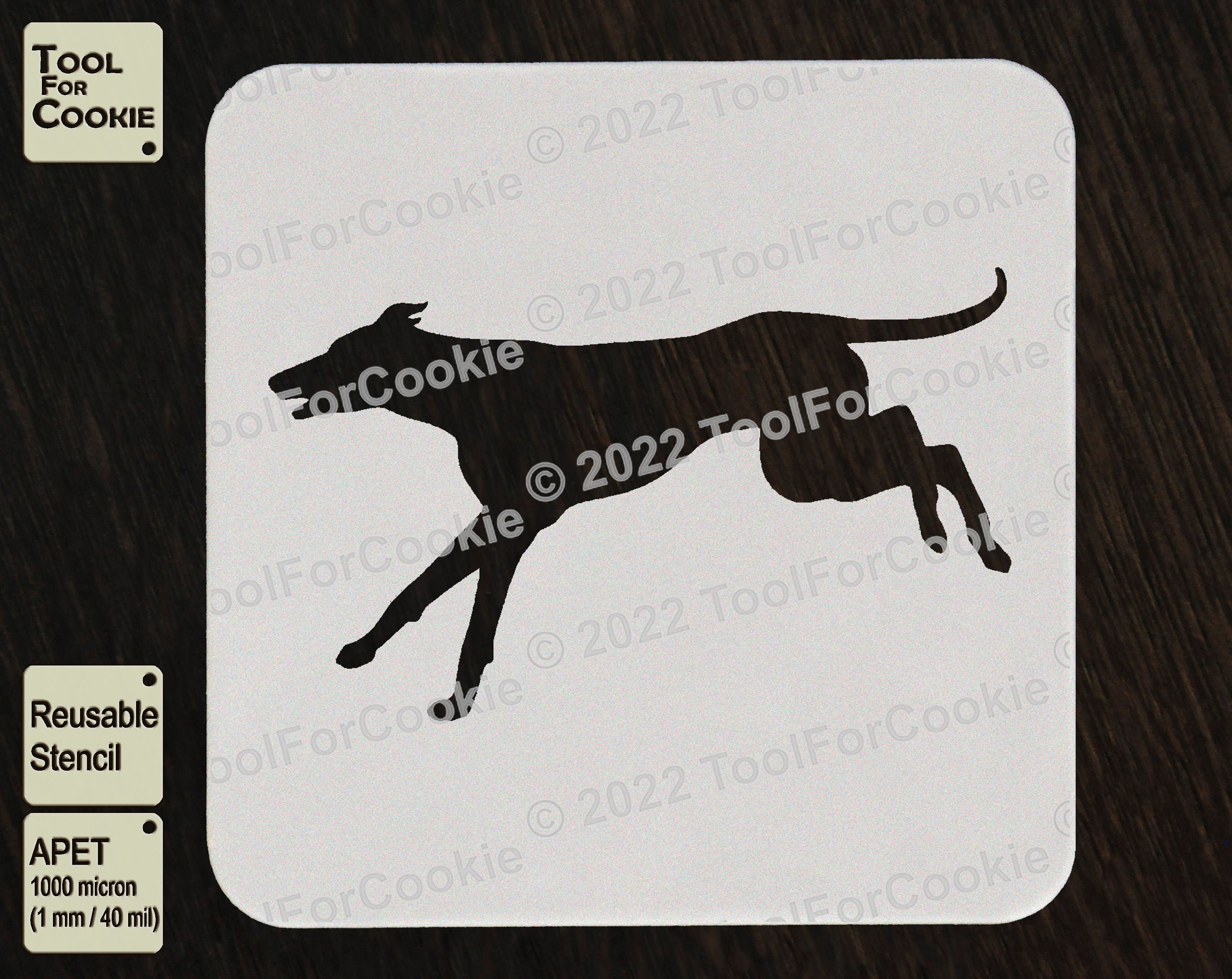 Greyhound Dog Stencil - Etsy