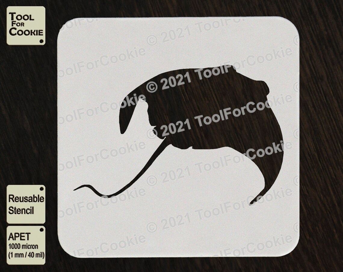 Devil Fish Stencil Devil Ray Stencil | Etsy