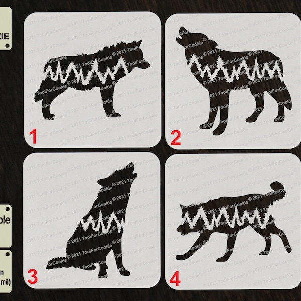 Forest Tattoo Stencil - Etsy