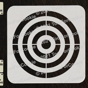 Bullseye Target Stencil - Etsy Canada