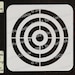 Bullseye Target Stencil - Etsy Canada