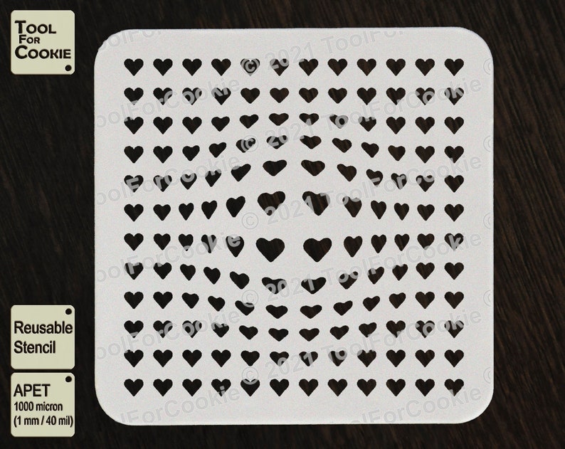 Distorted Pattern Stencil Distorted Shapes Stencil - Etsy