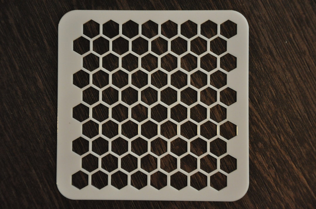 Honeycomb Pattern Stencil Honeycomb Print Stencil - Etsy