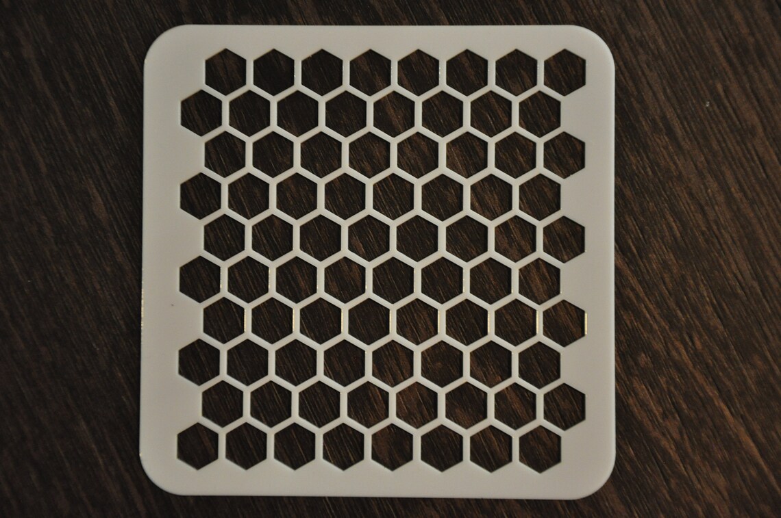 Honeycomb Pattern Stencil Honeycomb Print Stencil - Etsy