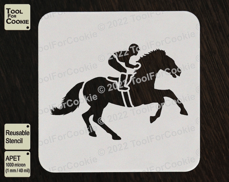 Jumping Horse Stencil - Etsy