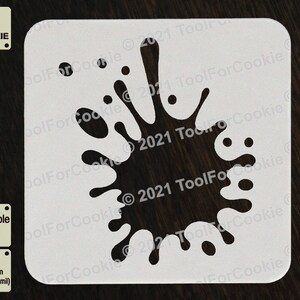 Paint Splatter Stencil - Etsy