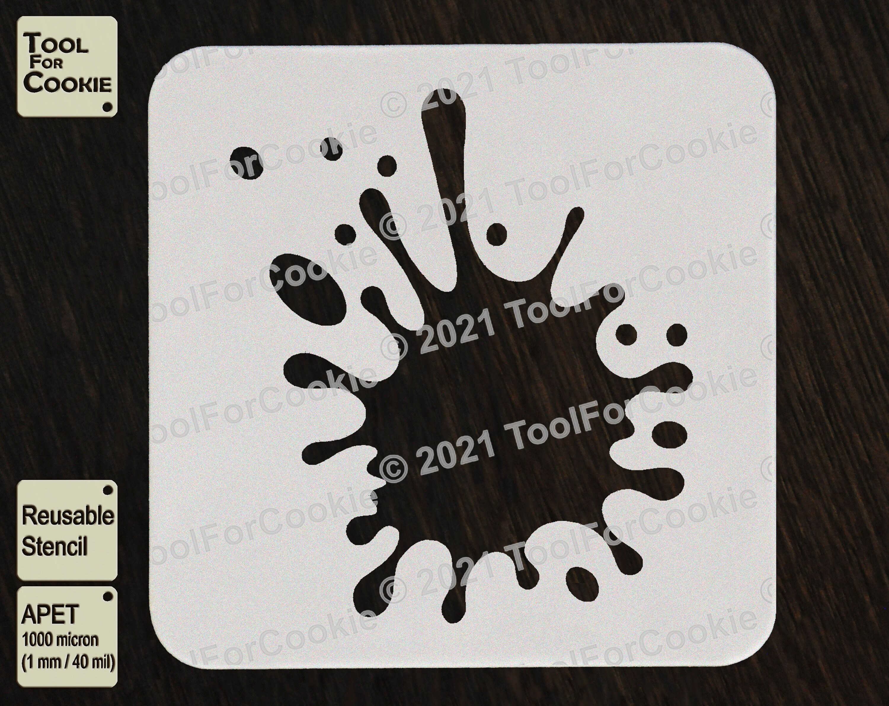 Paint Splatter Stencil - Etsy UK