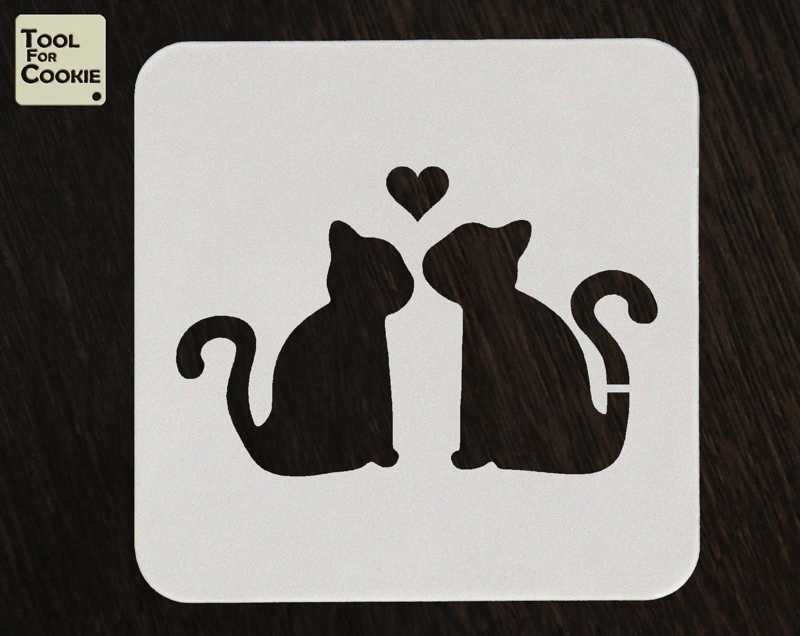 Cat Stencil Custom Stencil Any Font Stencils Any Design Etsy