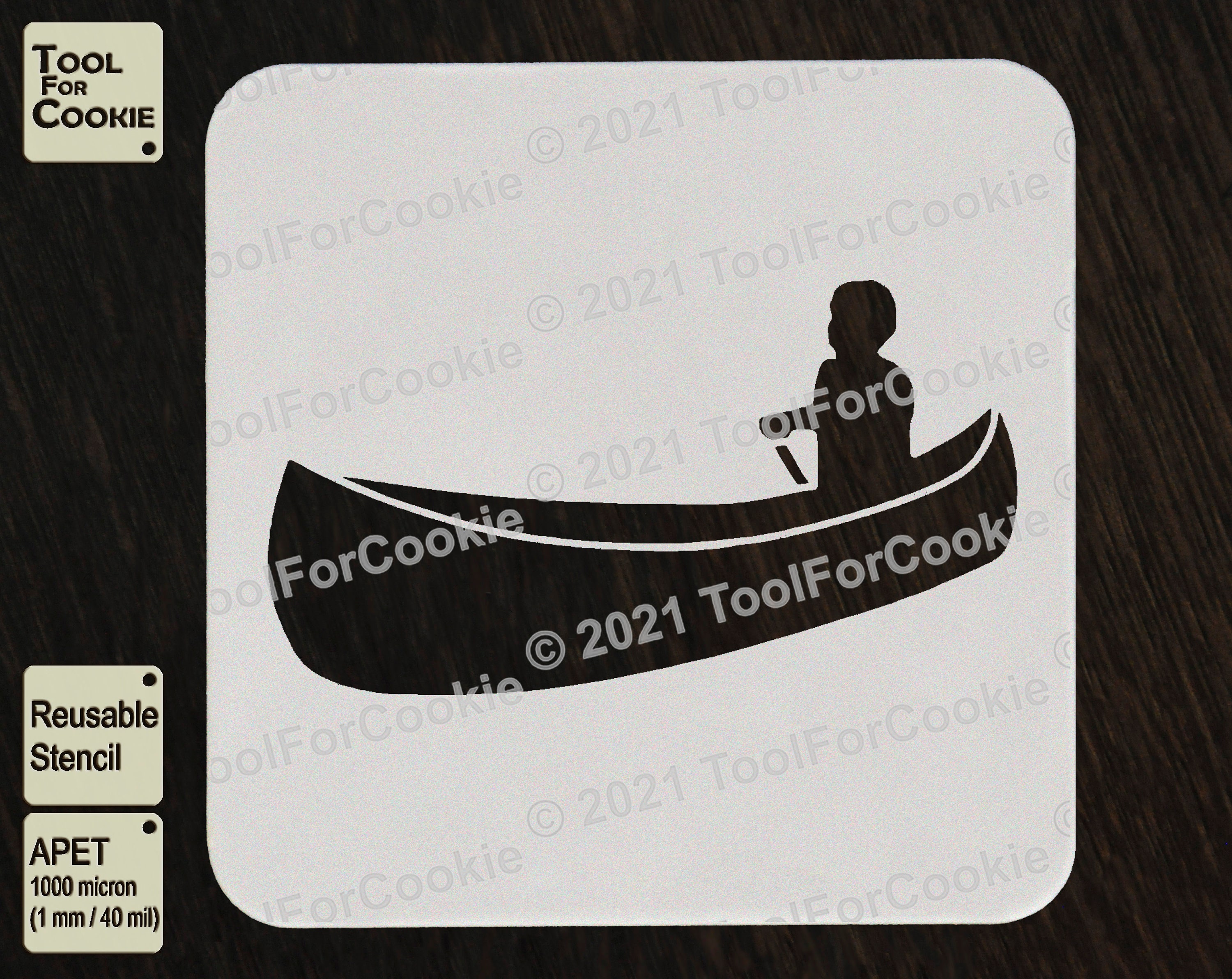 Kayaking Stencil Canoeing Stencil - Etsy UK